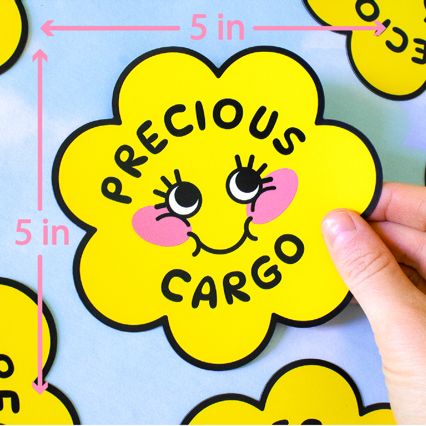 Precious Cargo Bumper Magnet | Cute baby on board vehicle sticker ...